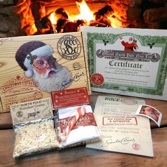 North Pole Boutique | Holiday | North Pole Gift Packaging Set Custom ...